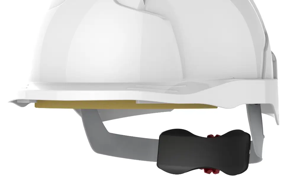 JSP EVOLite witte veiligheidshelm met korte klep € 26,10
