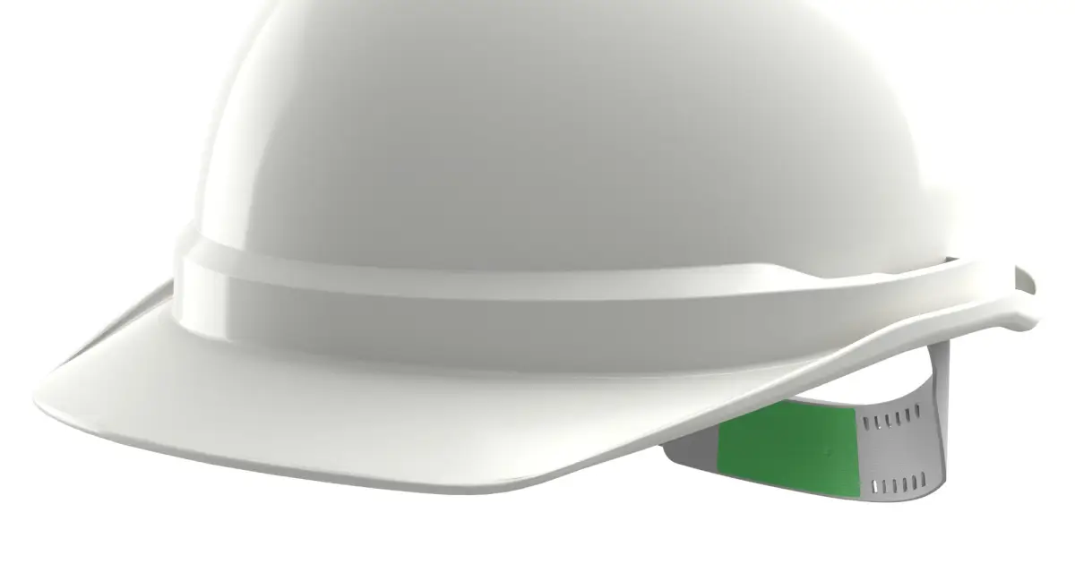 MSA V-Gard 500 witte geventileerde veiligheidshelm met schuifinstelling ...