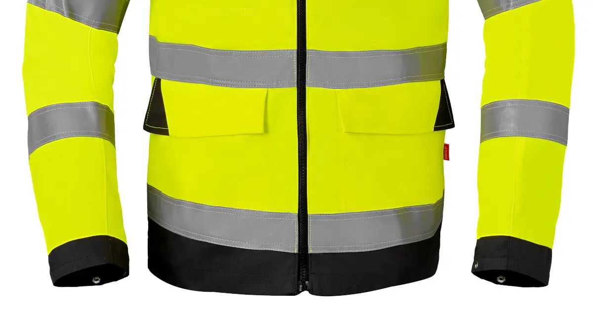 HAVEP 50429 fluo gele/grijze werkjas € 64,95