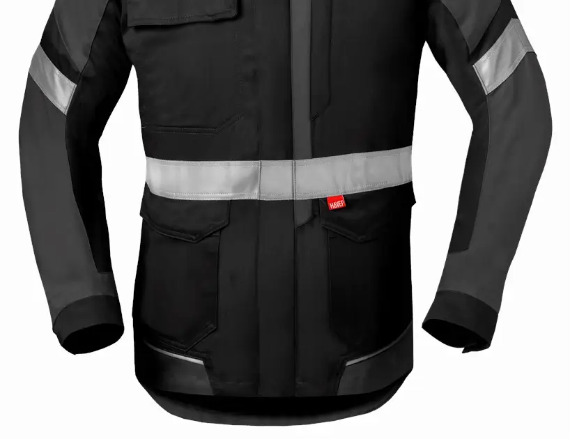 HAVEP 50292 zwart/grijze werkjas € 104,95