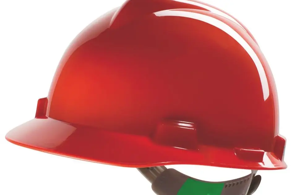 MSA V-Gard rode veiligheidshelm met schuifinstelling € 7,84